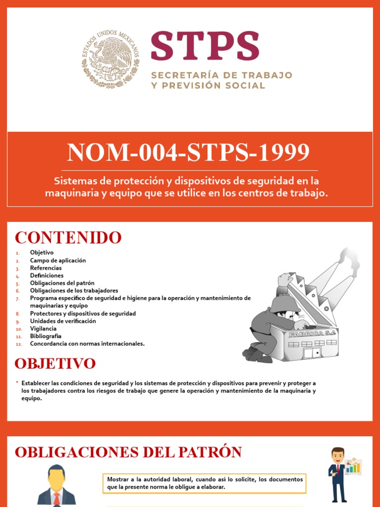 Nom 004 STPS 1999 | PDF | Riesgo | Salud y bienestar