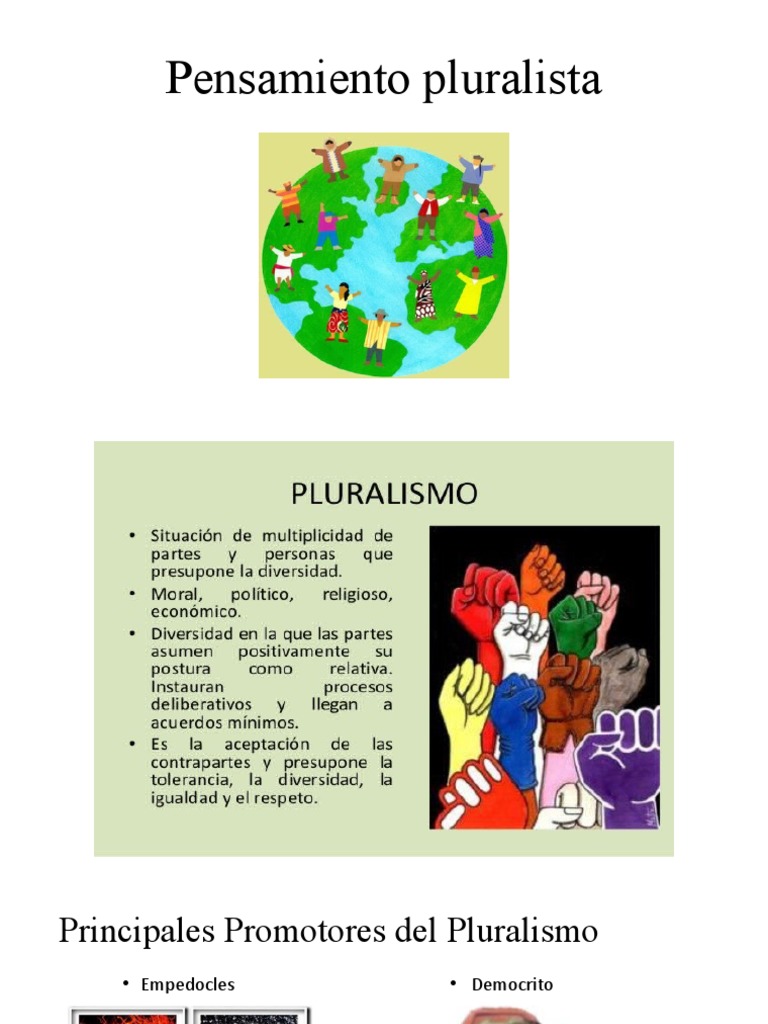 Pluralismo: Conceptos y Ámbitos | PDF | Política | Religión y ...