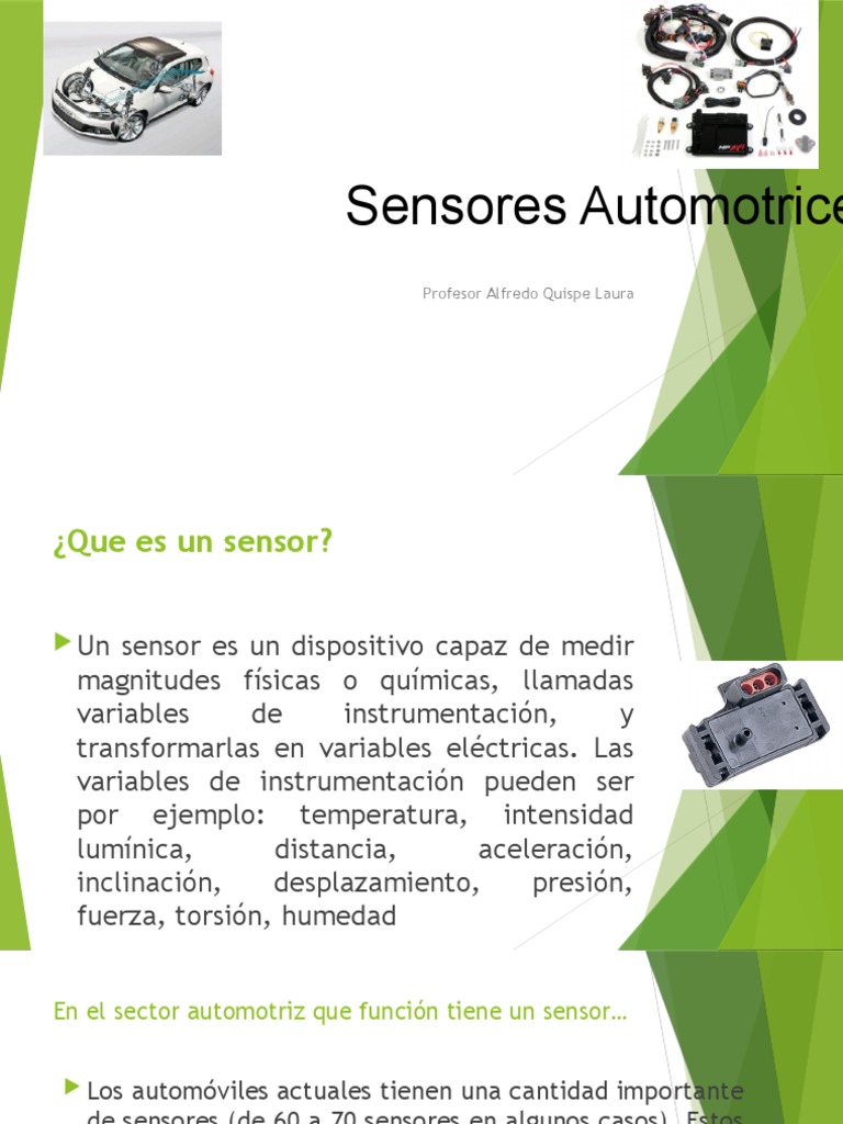 Sensores | PDF | Sensor | Ingeniería de confiabilidad