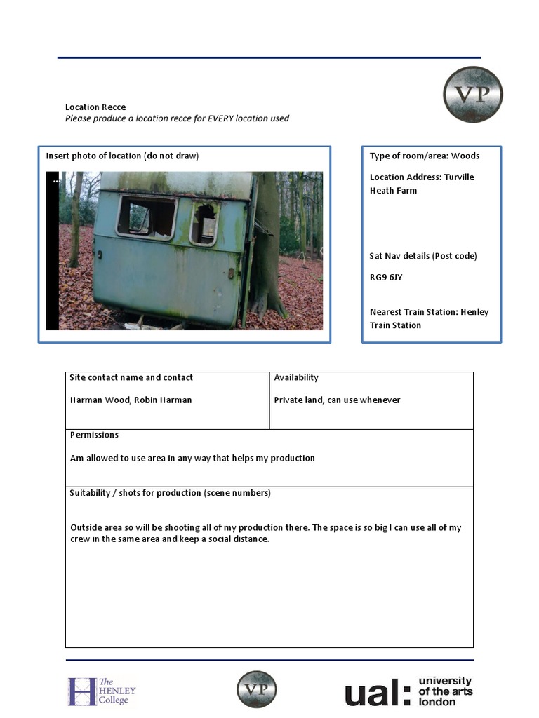 Location Recce Short Film | PDF