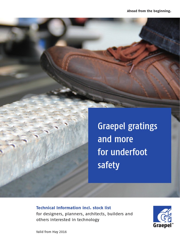 Graepel Gratings and More For Underfoot Safety: Technical Information ...