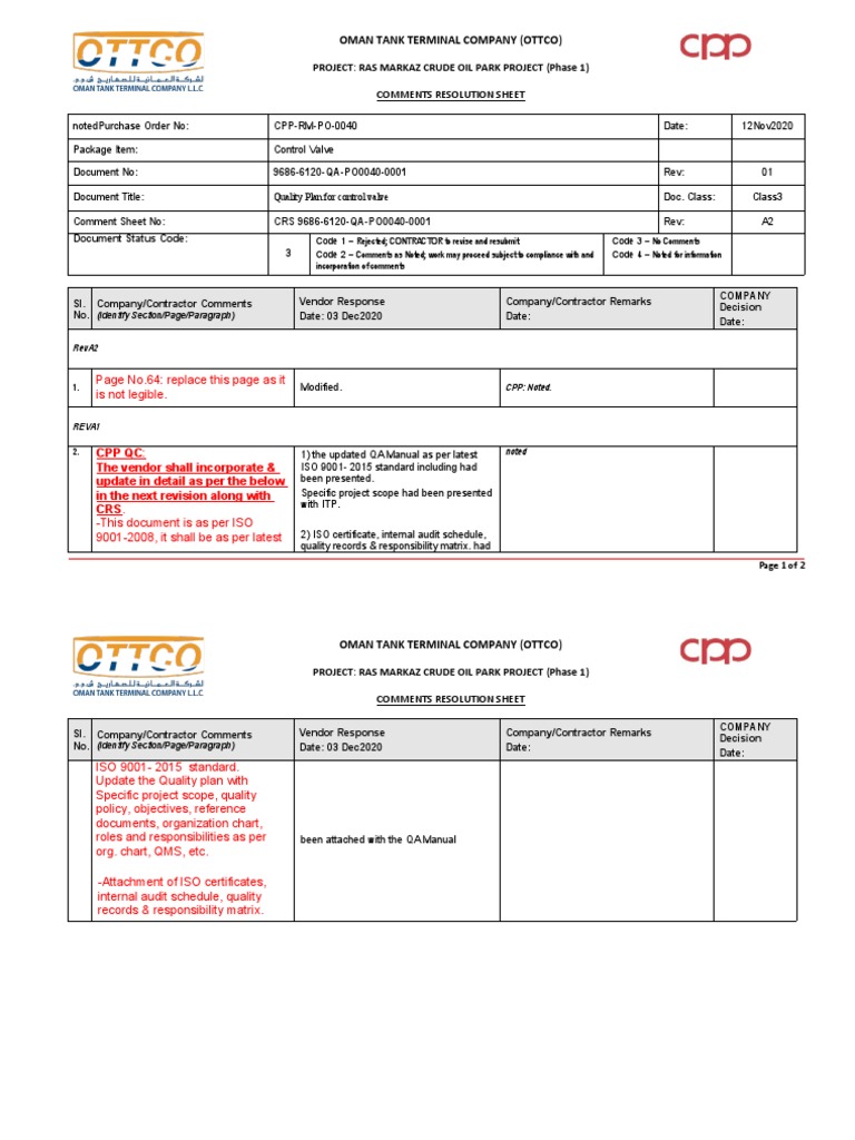 Oman Tank Terminal Company (Ottco) : Project: Ras Markaz Crude Oil Park ...