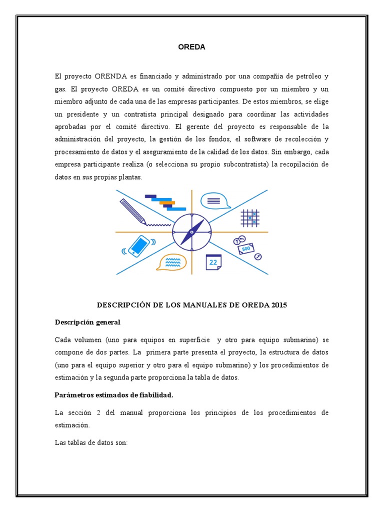 OREDA | PDF | Submarinos | Ingeniería de confiabilidad