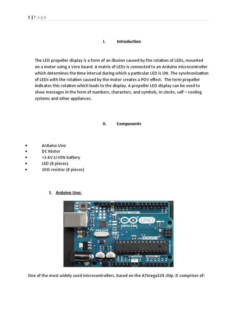 Arduino Propeller Led Display Pdf Light Emitting Diode Arduino