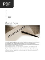12+ Contoh Paper Singkat Dengan Format, Susunan Cara Pembuatannya | PDF ...
