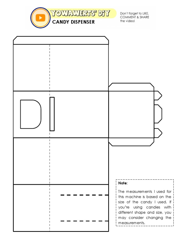 Candy Dispenser Design Plans | PDF