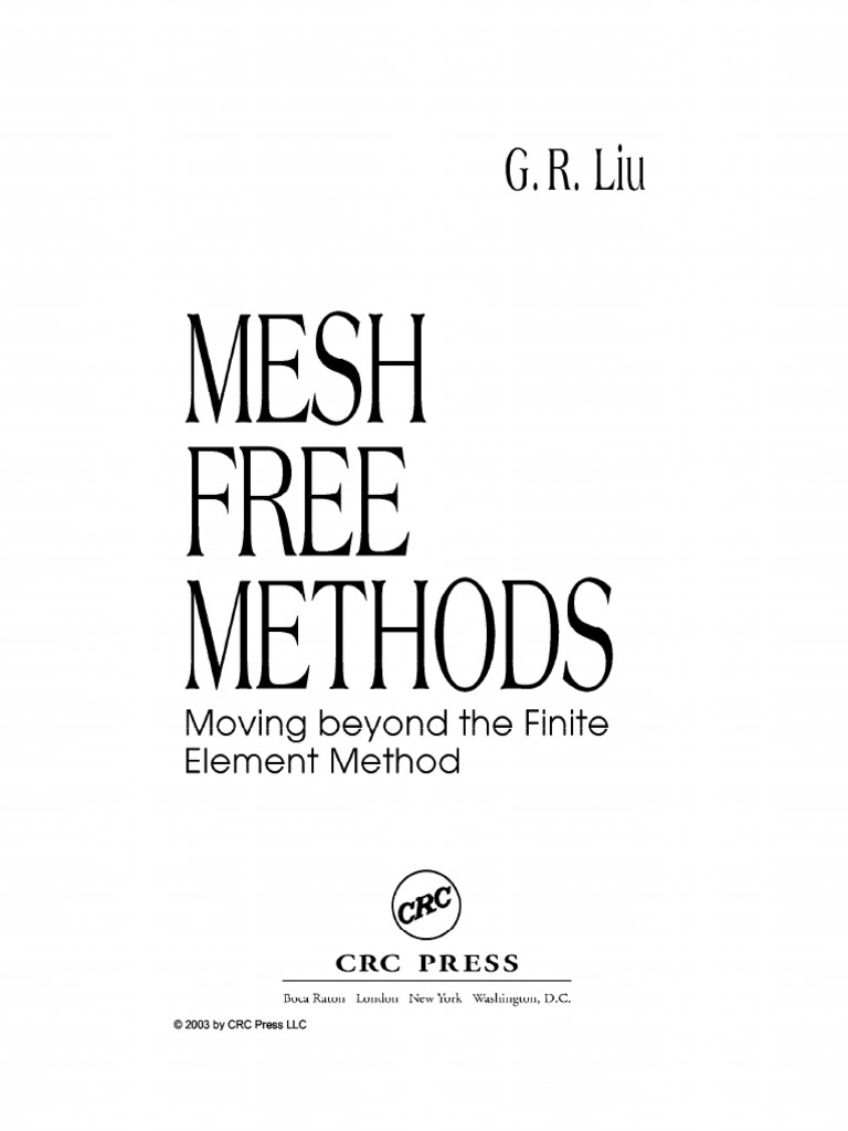 Mesh Free Method - Liu PDF | PDF