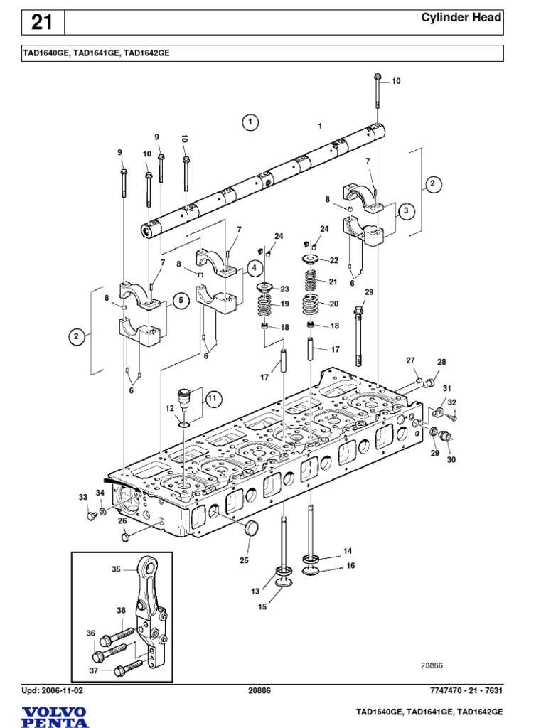 Tad1640ge, Tad1641ge, Tad1642ge | PDF | Machines | Hydraulics