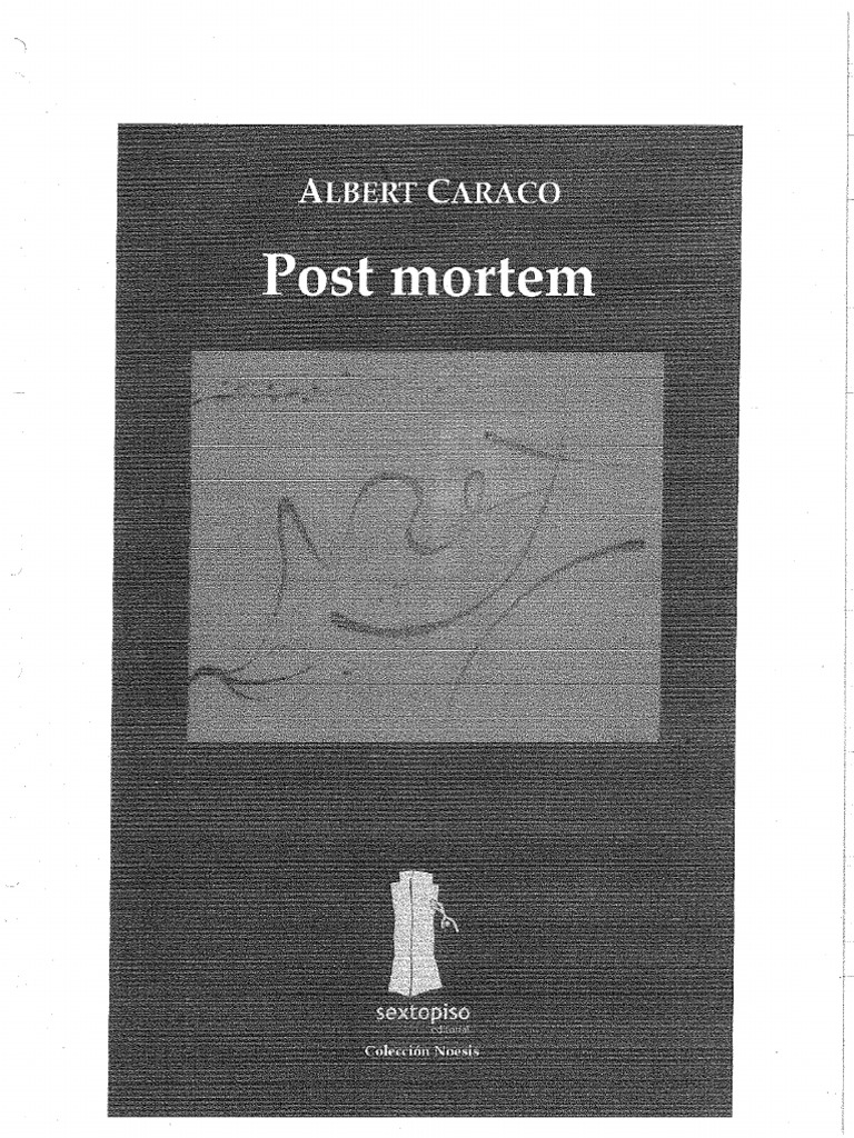 Albert Caraco - Post Mortem PDF | PDF