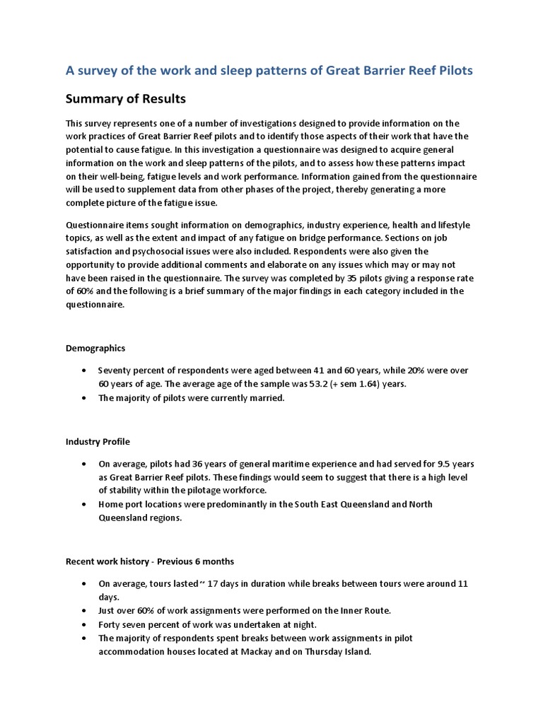Work Sleep Patterns | PDF | Sleep | Obesity