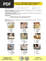 BPP 1st Quarter Exam Questions | PDF | Baking | Flour