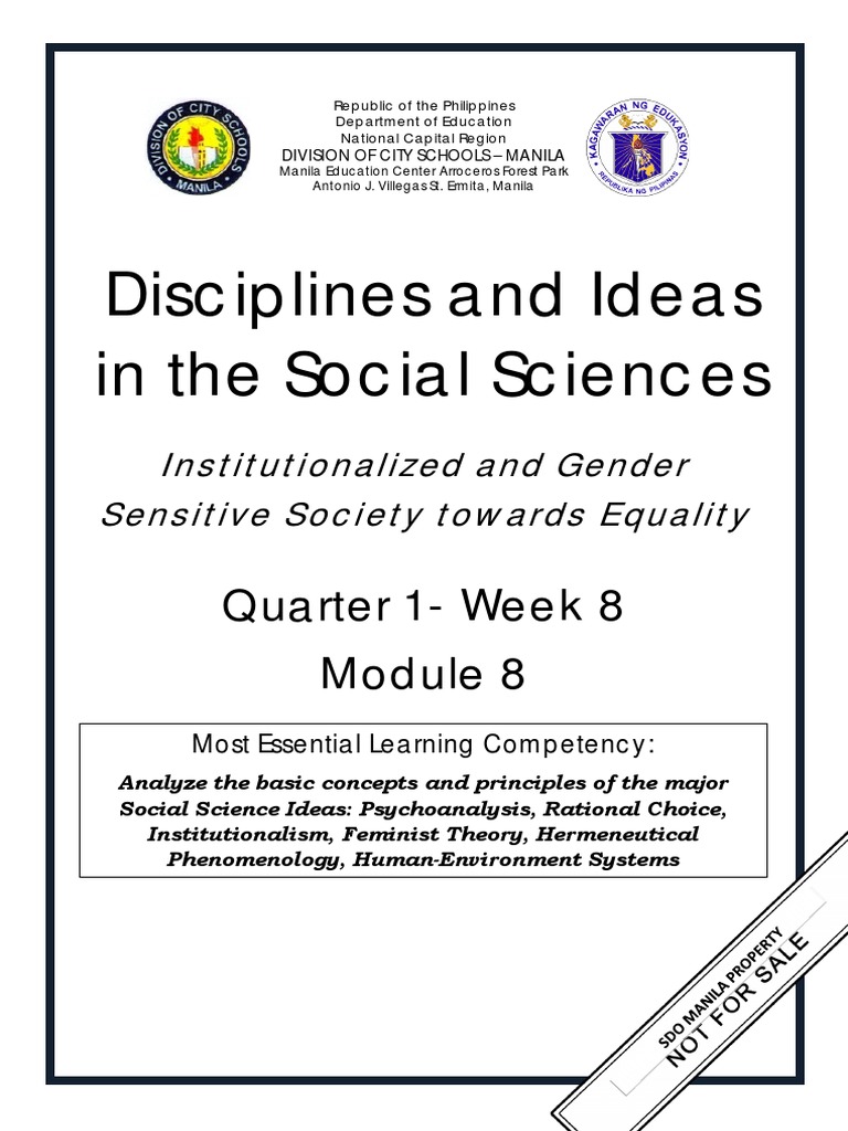 Feminist Theory in Institutionalism Module | PDF | Feminism | Gender ...