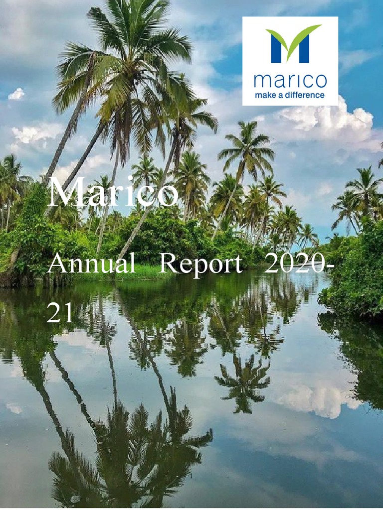 Marico Annual Report 2020-21 Insights | PDF | Supply Chain | Sustainability