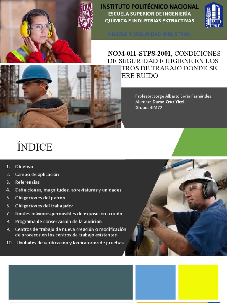 Nom 011 | PDF | Decibel | Medición