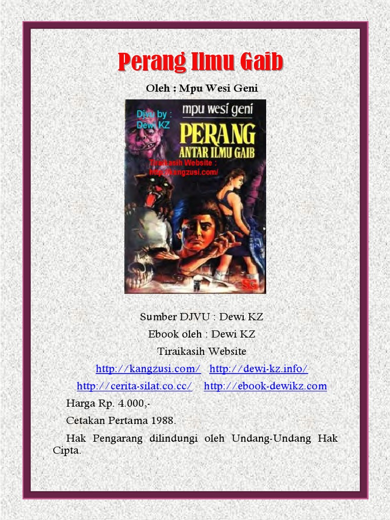Mpu Wesi Geni - Perang Ilmu Gaib PDF | PDF | Dewasa Muda | Fiksi Umum