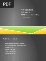 Functional Assessment Interview Form | PDF | Behavior | Communication