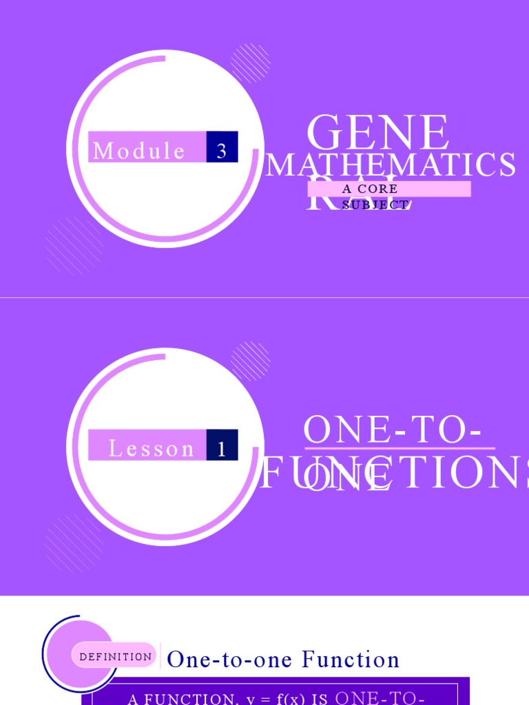 Module 3 Genmath | PDF | Function (Mathematics) | Mathematical Concepts Module 3 Genmath | PDF | Function (Mathematics) | Mathematical Concepts