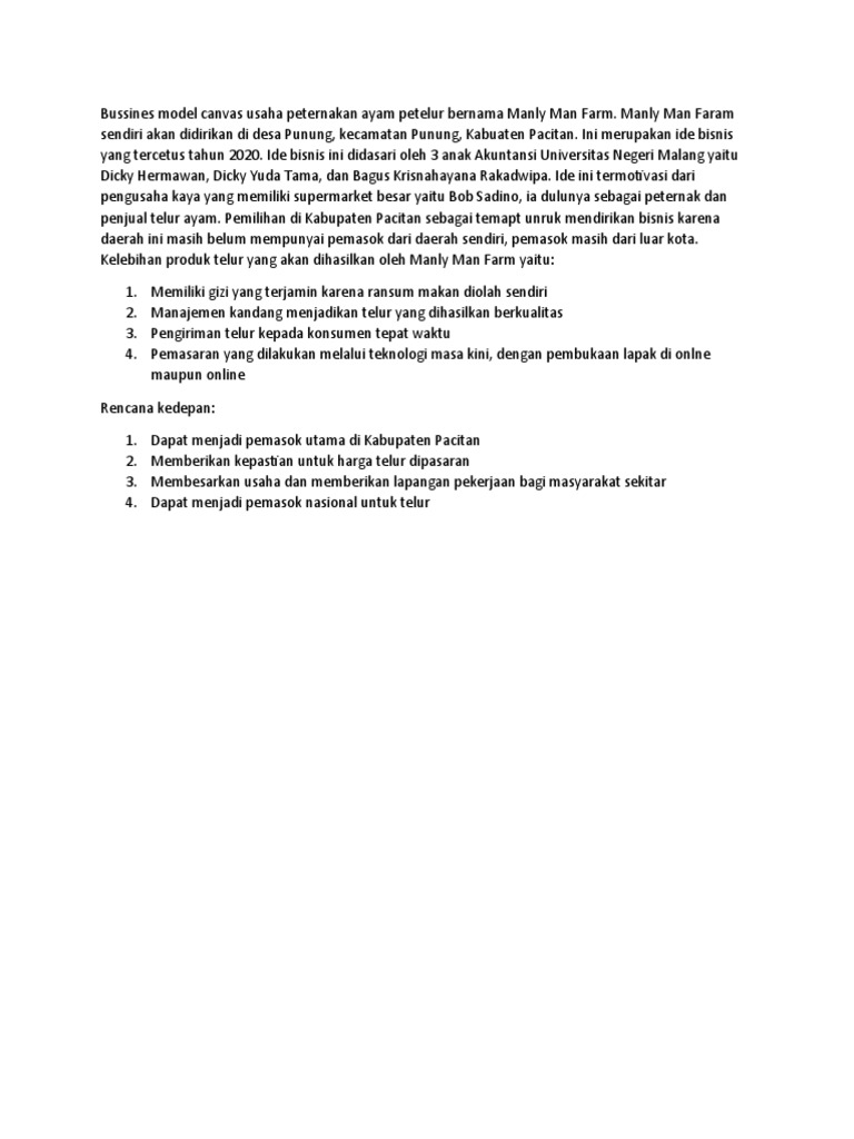 Deskripsi Manly Man Farm | PDF