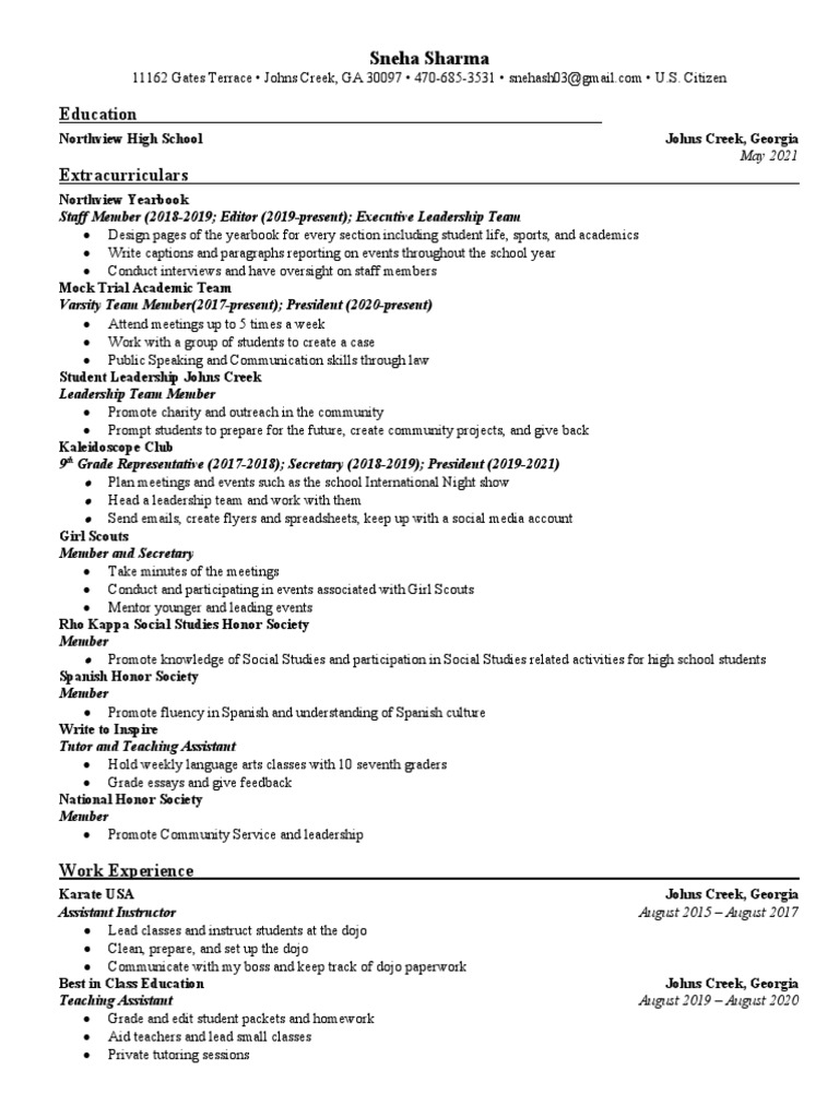 Sneha Sharma Resume | PDF | Learning | Behavior Modification