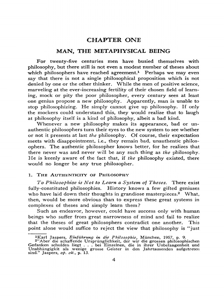 The Authenticity of Philosophy | PDF | Reality | Truth