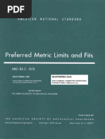 ANSI B4.1-1967 Preferred Limits and Fits For Cylindrical Parts | PDF ...