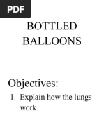Balloon Model of Lung Function | PDF | Lung | Respiratory Tract