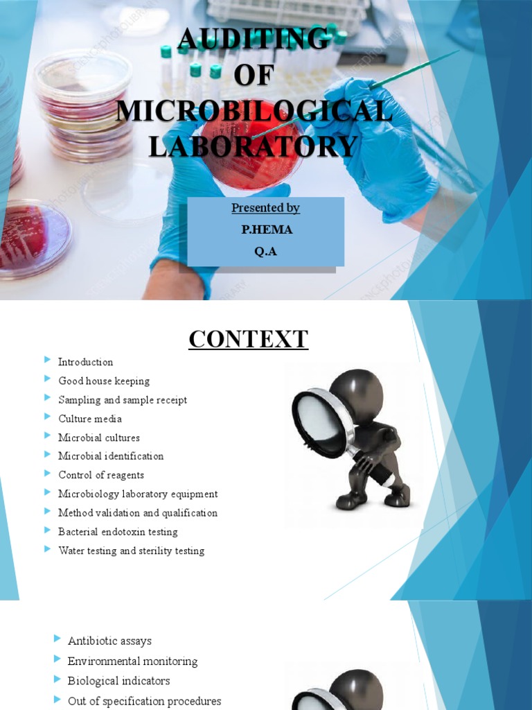 Microbiological Laboratory Audit Guide | PDF | Laboratories ...