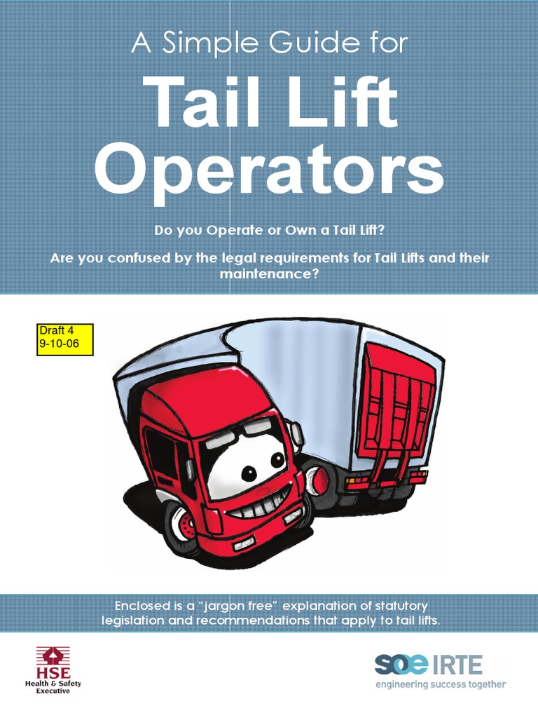Tail Lift Operator Legal Guide | PDF | Safety | Prevention