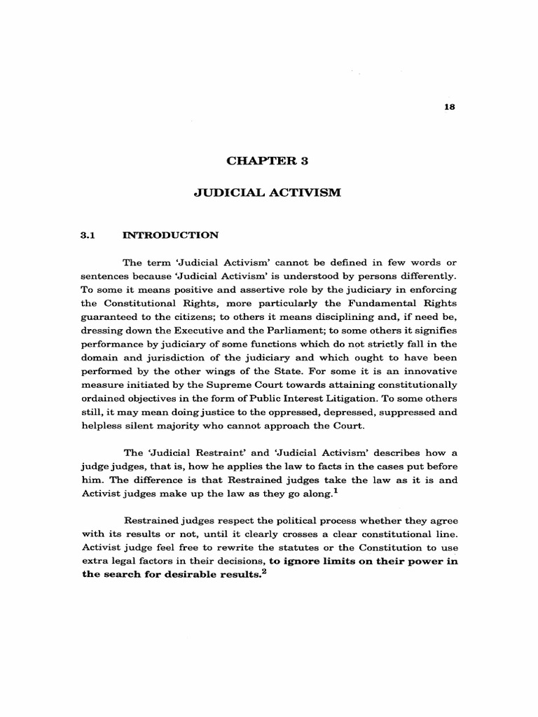 Judicial Activism OR PIL | PDF | Supreme Court Of India | Jurisdiction