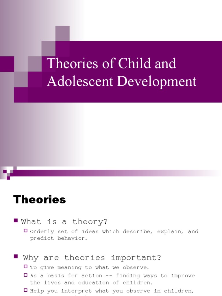 Child Development Theories Explained | PDF | Classical Conditioning ...