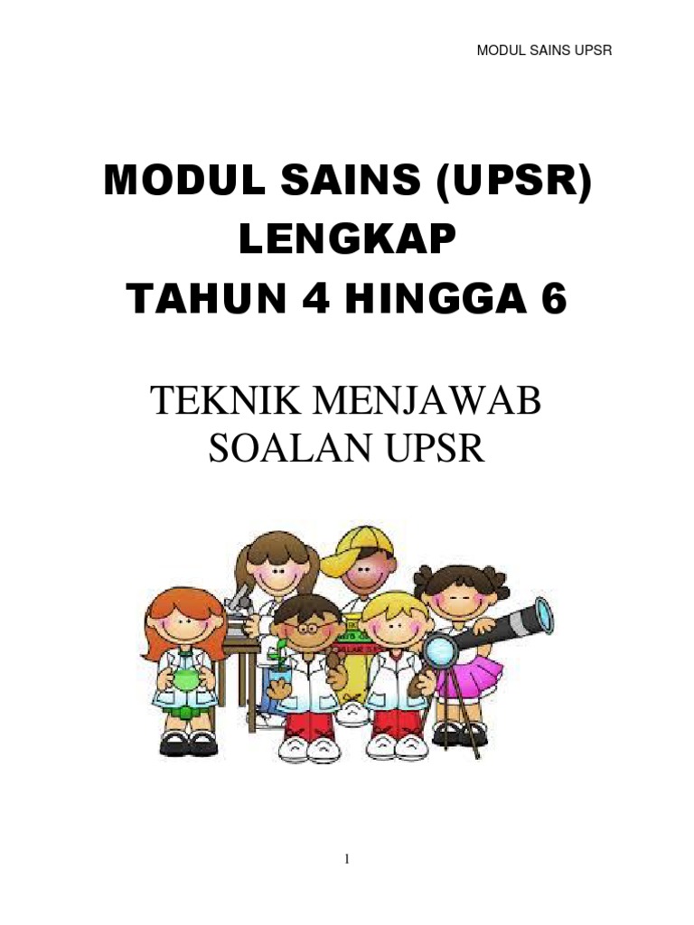 Modul Sains Upsr Lengkap (Tahun 4-6) PDF | PDF