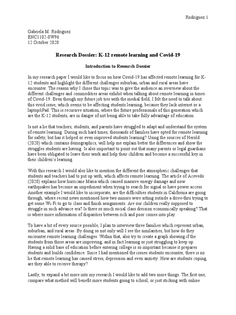 Gmrs Intro Research Dossier - 1 1 | PDF | Centers For Disease Control ...