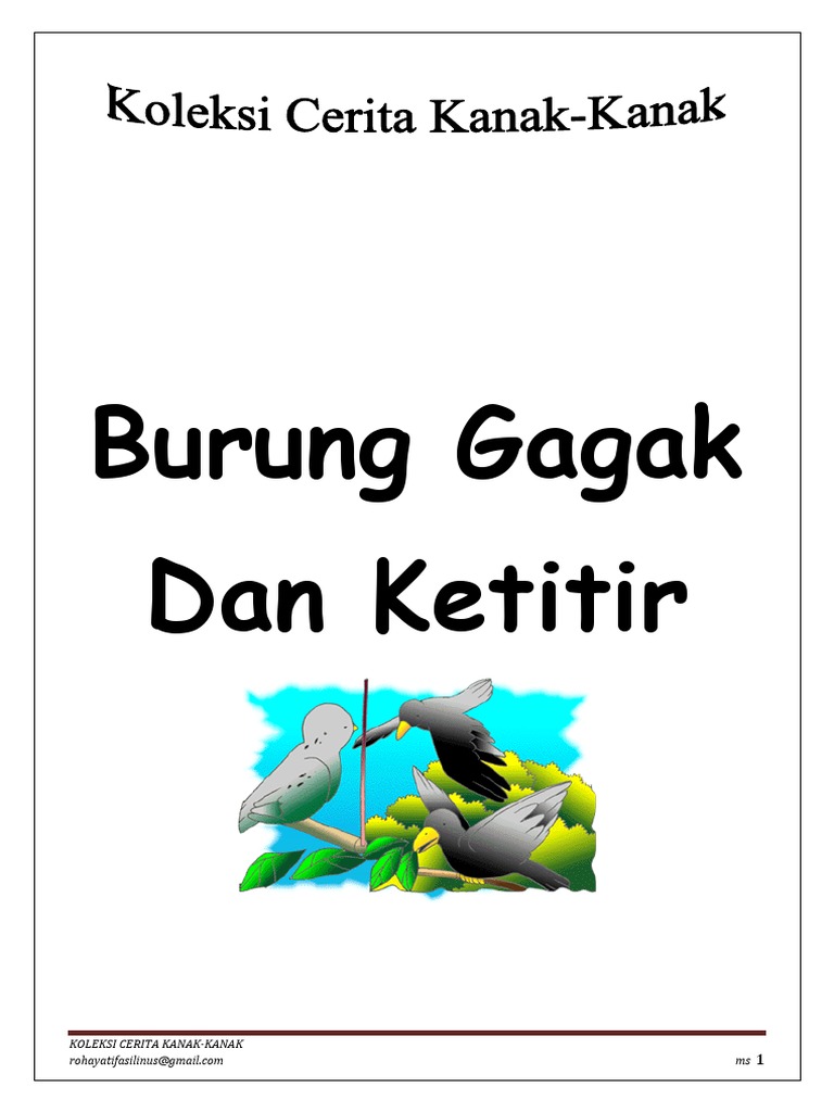 Burung Gagak Dan Ketitir | PDF | Dewasa Muda