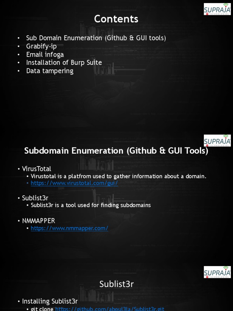 DAY 3 - PPT - Supraja Technologies - MGIT & CBIT | PDF | Proxy Server | Public Key Certificate