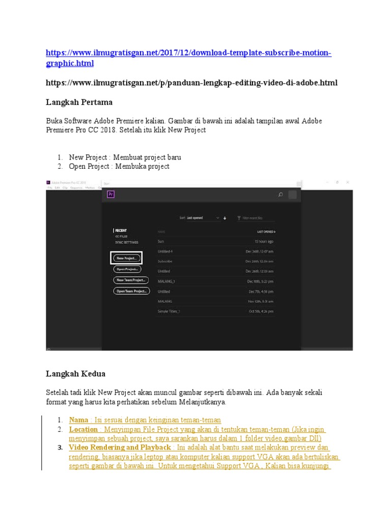 Tutorial Adobe Premiere | PDF