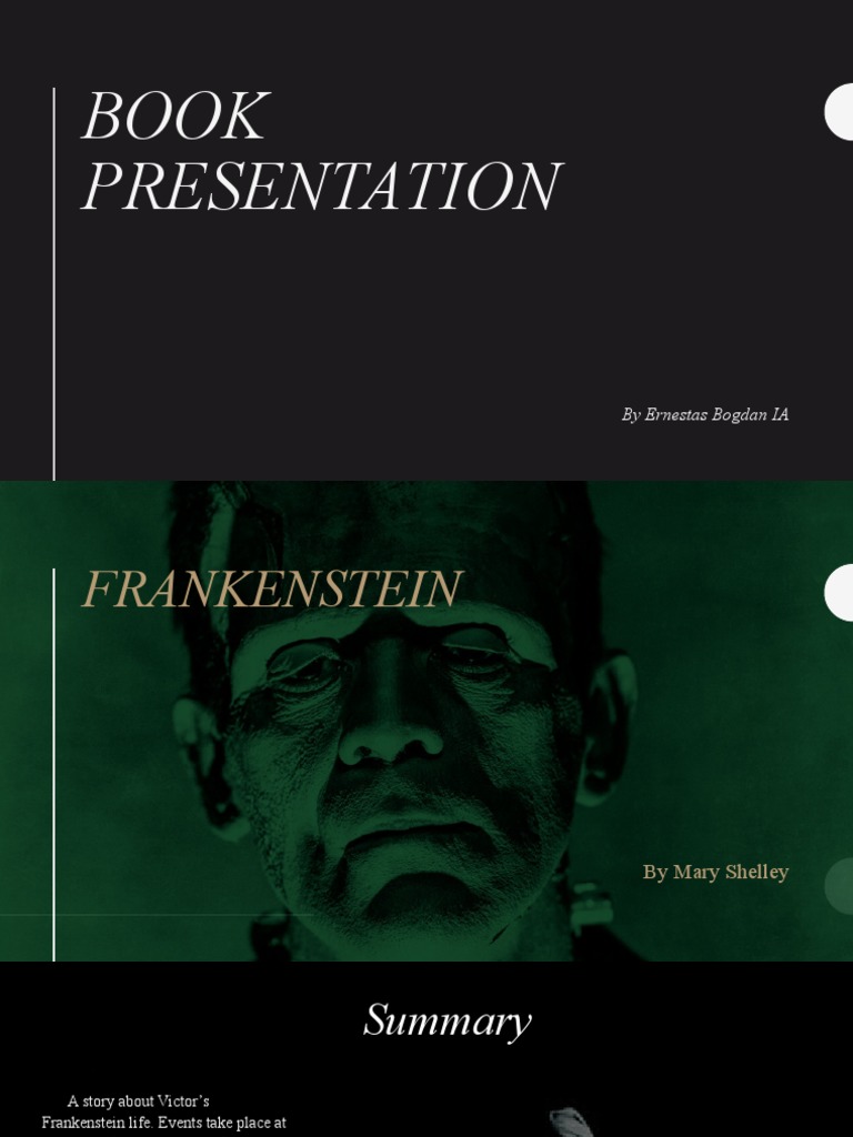 Book Presentation | PDF | Frankenstein