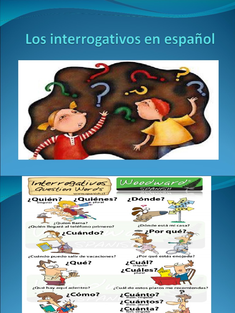 Los Interrogativos en Español | PDF | Sustantivo | Morfología