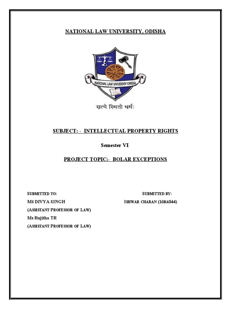 Ipr Project | PDF | Generic Drug | Patent