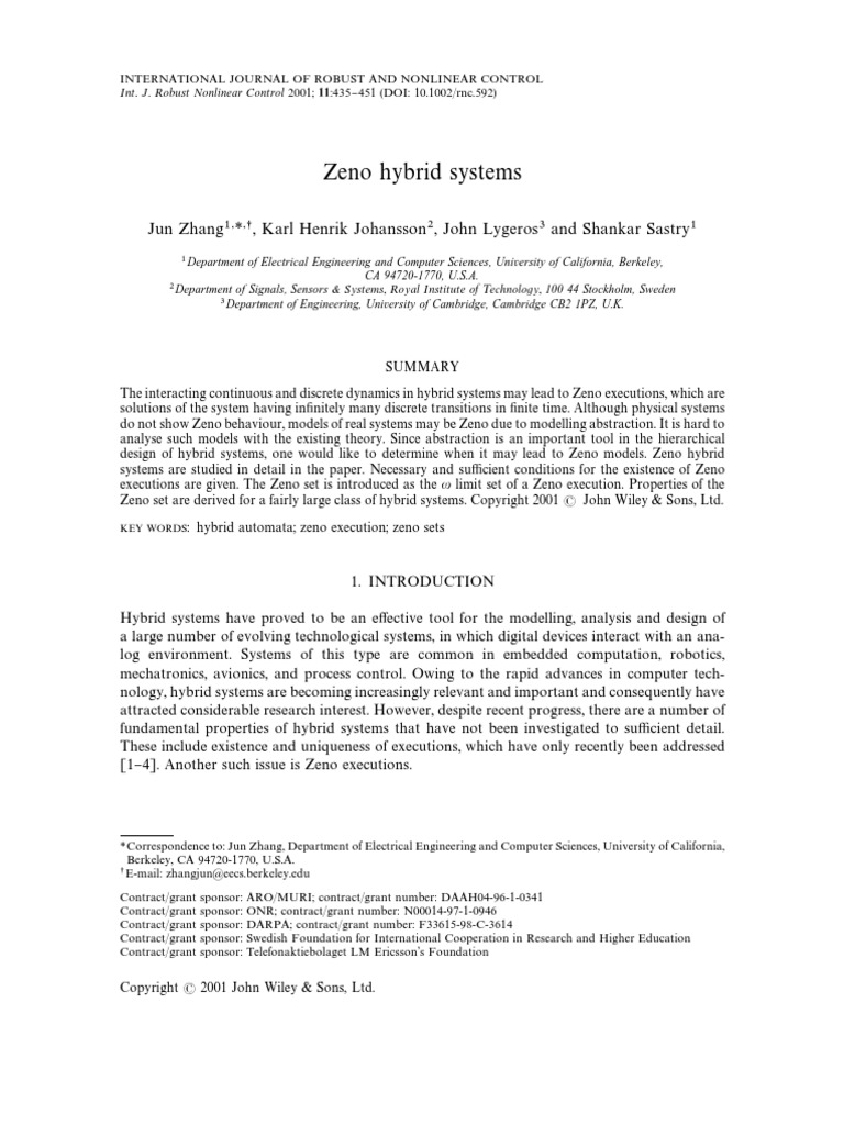 Zeno Hybrid Systems | PDF | Automata Theory | Vertex (Graph Theory)