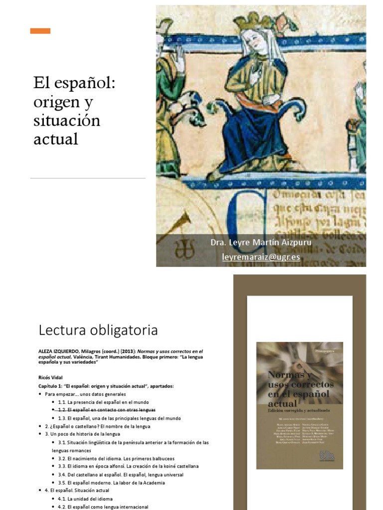 El origen y evolución de la lengua española | PDF | Dialecto | Diccionario