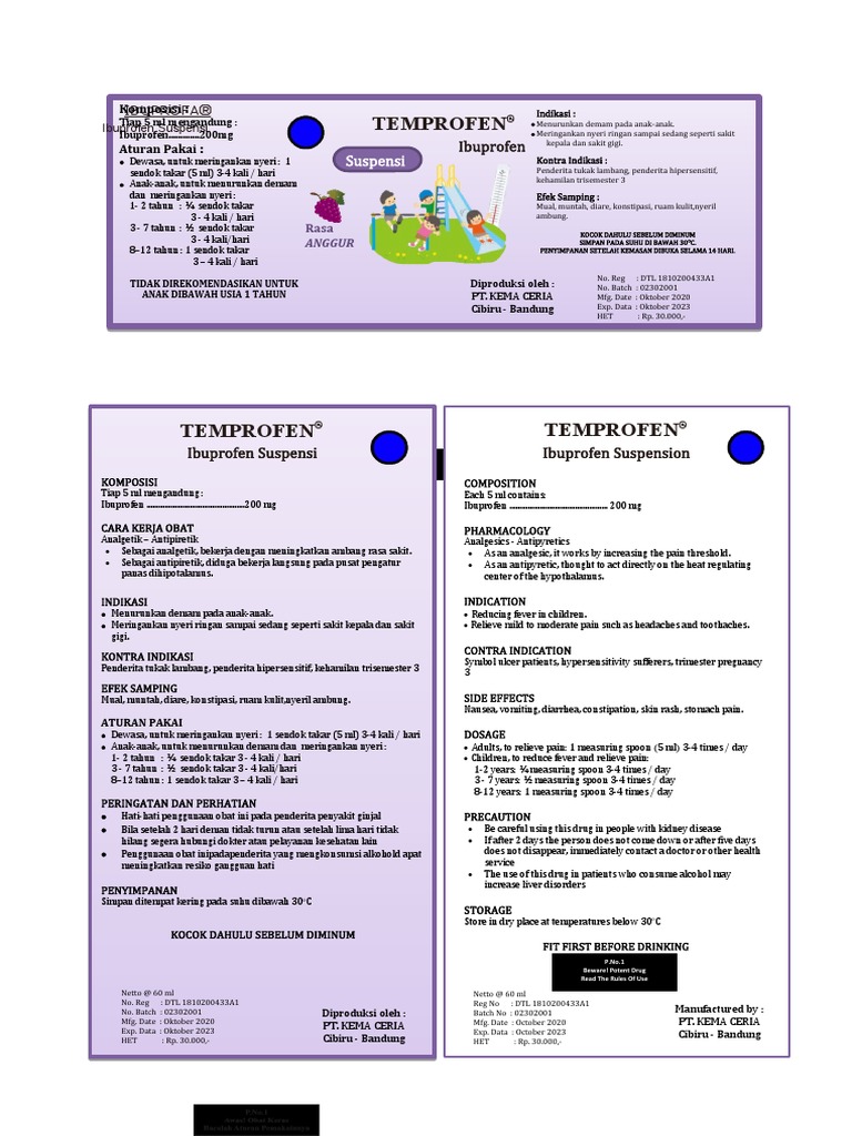 Kemasan Suspensi | PDF