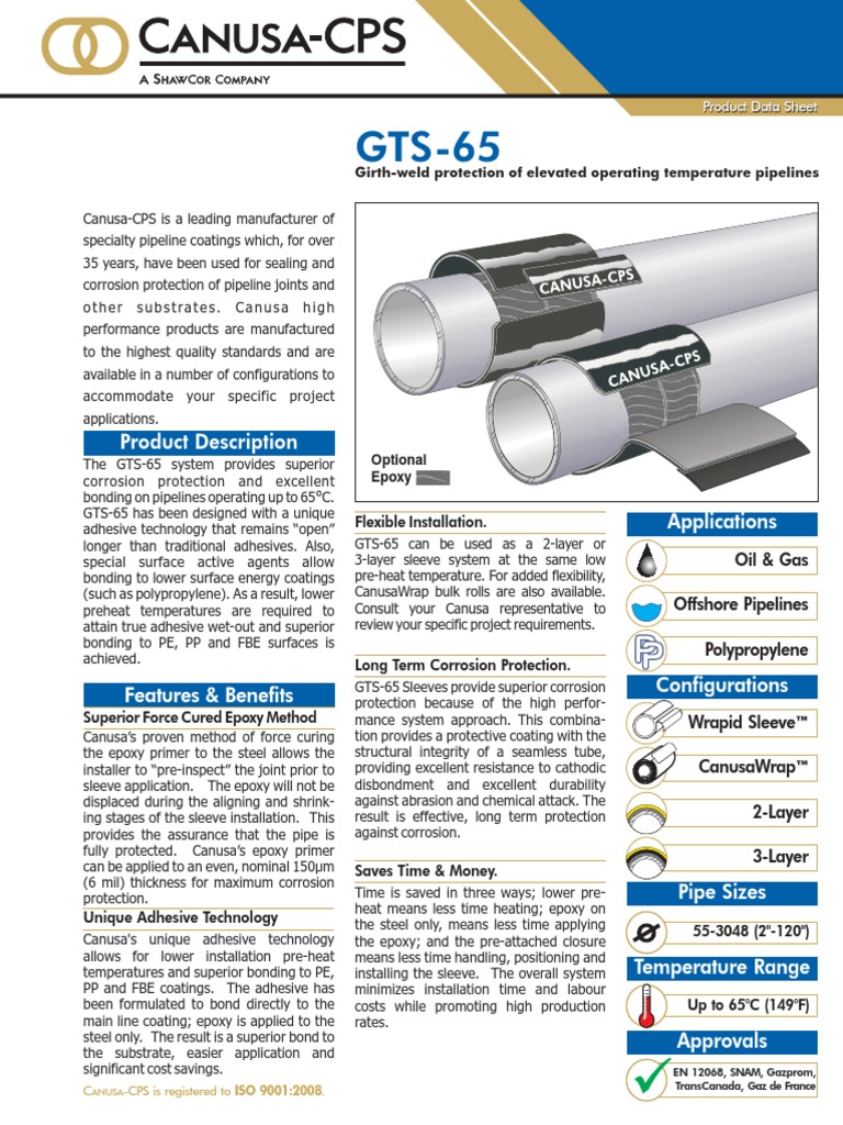 PDS Na GTS65 PDF | PDF | Epoxy | Corrosion