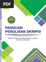 Pedoman Penulisan Tugas Akhir Mahasiswa Program Sarjana | PDF