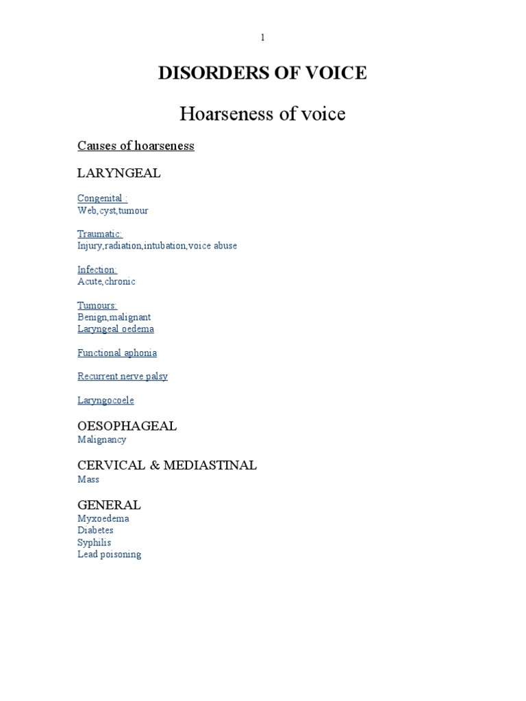Voice Disorders | PDF | Stuttering | Medical Specialties