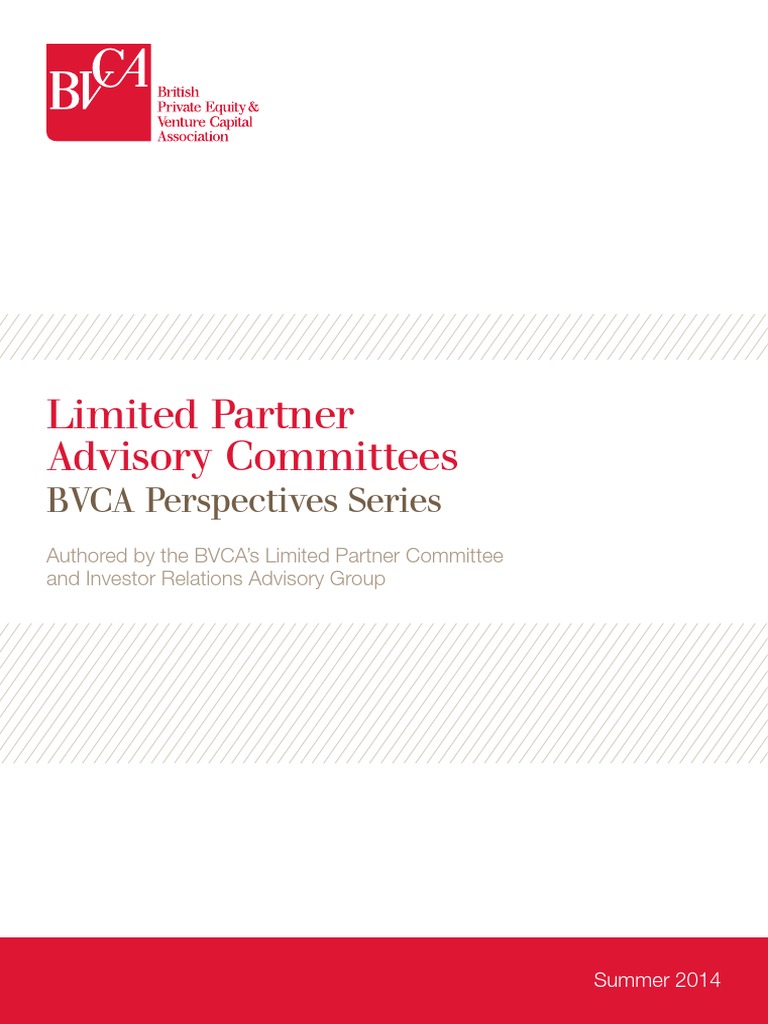 Limited Partner Advisory Committees | PDF | Limited Partnership ...
