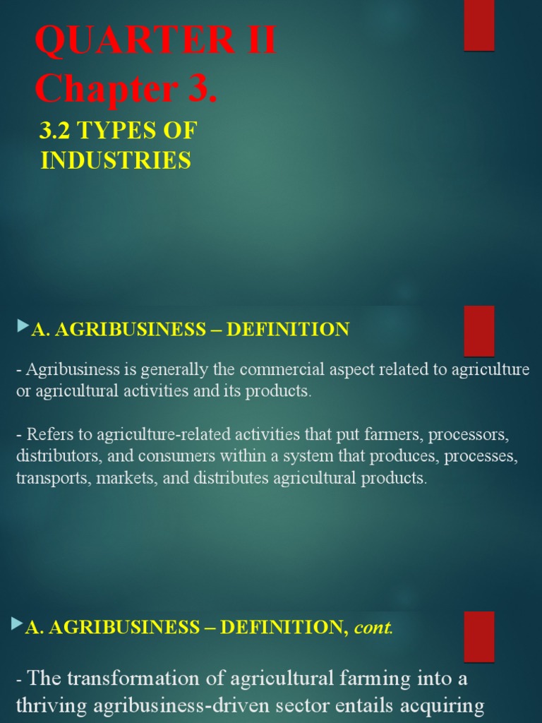 Types of Industries | PDF | World Trade Organization | Asia Pacific ...