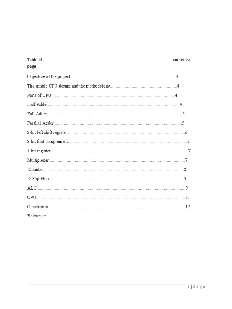 Cpu Design | PDF | Central Processing Unit | Digital Electronics