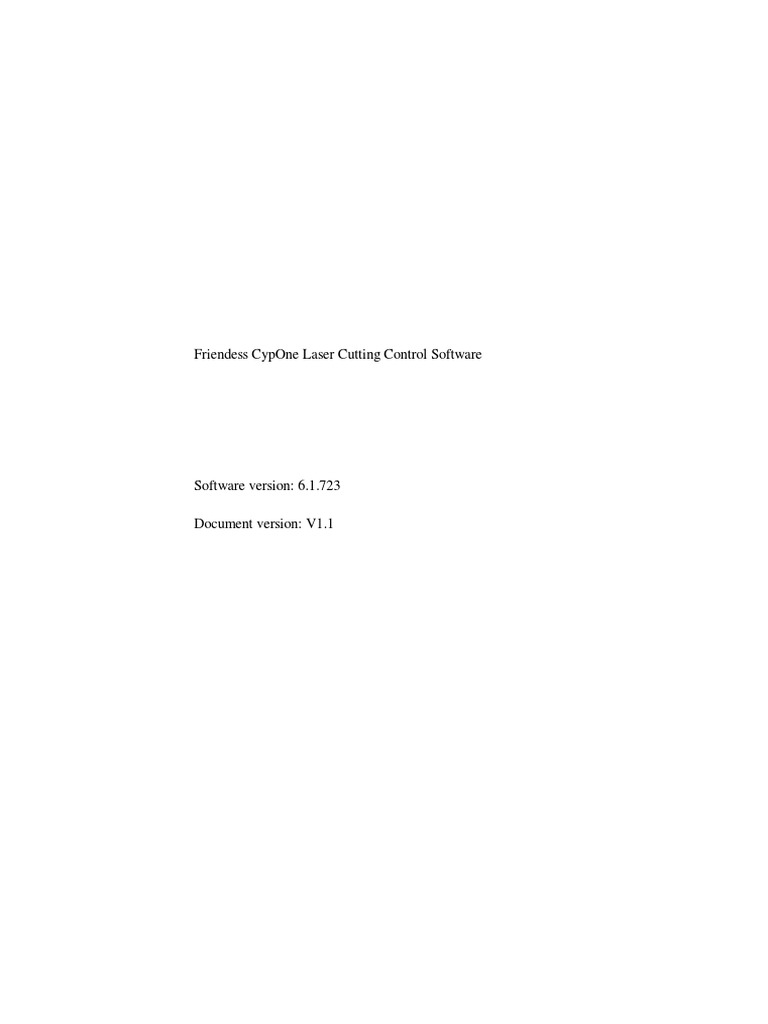 CypOne Laser Cutting Software Guide | PDF | Point And Click | Numerical ...