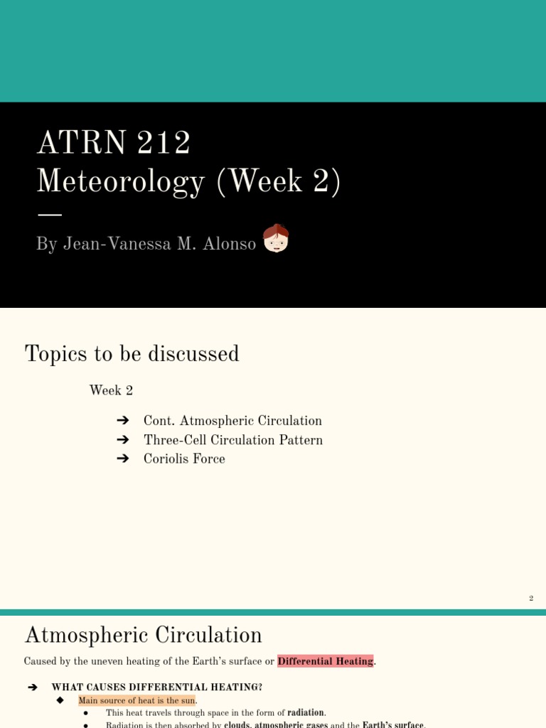 Understanding Atmospheric Circulation: An Analysis of the Three-Cell ...