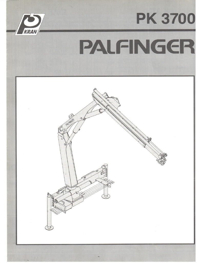 Palfinger PK 3.700 PDF | PDF